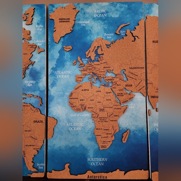 Art | Push Pin Wall Map | Poshmark